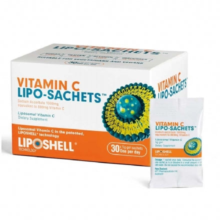 Liposhell Vitamin C Lipo-Sachets 30 pack – Waikiwi Pharmacy